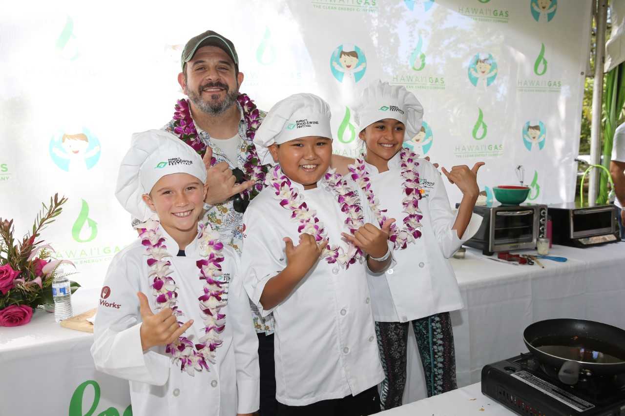 Lots of Cooking Kids at Keiki in the Kitchen on Oct. 28