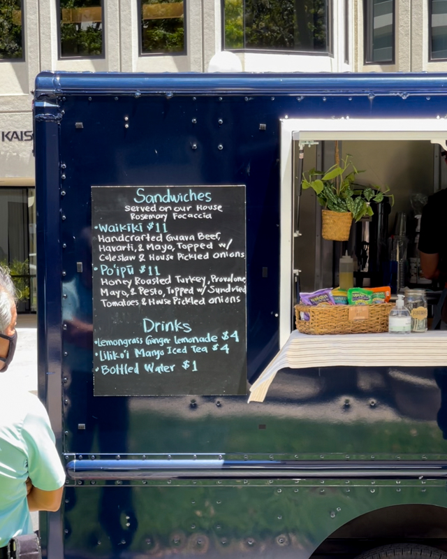 Roll With It: Bombucha Focaccia Sandwiches from a Cute Blue Food Truck