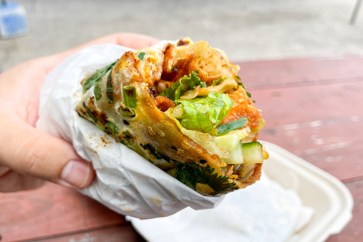 Captivating and Crunchy: Chinese Breakfast Crepes Pop Up in Salt Lake