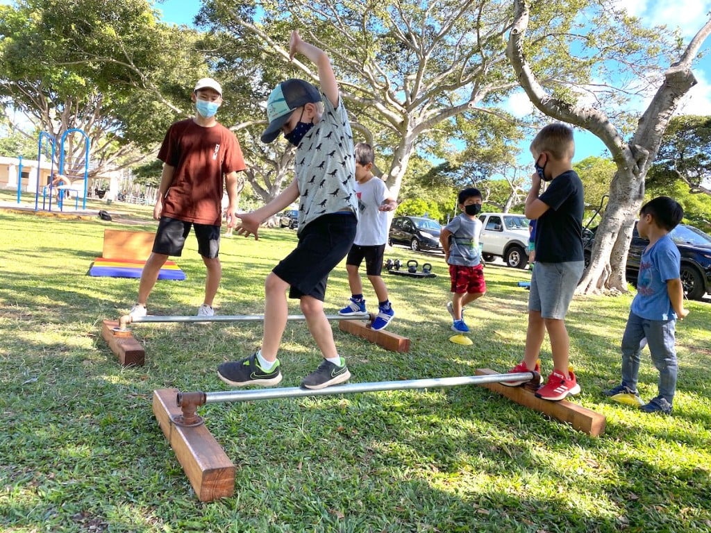 We Tried It: A 60-Minute Outdoor Group Parkour Class Tailored for Kids