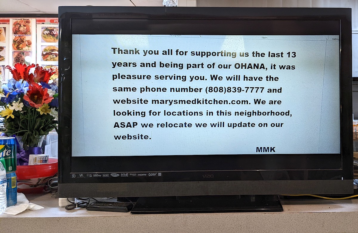 Friday Is Moanalua 99’s Last Day. Here’s Where the Eateries Are Going