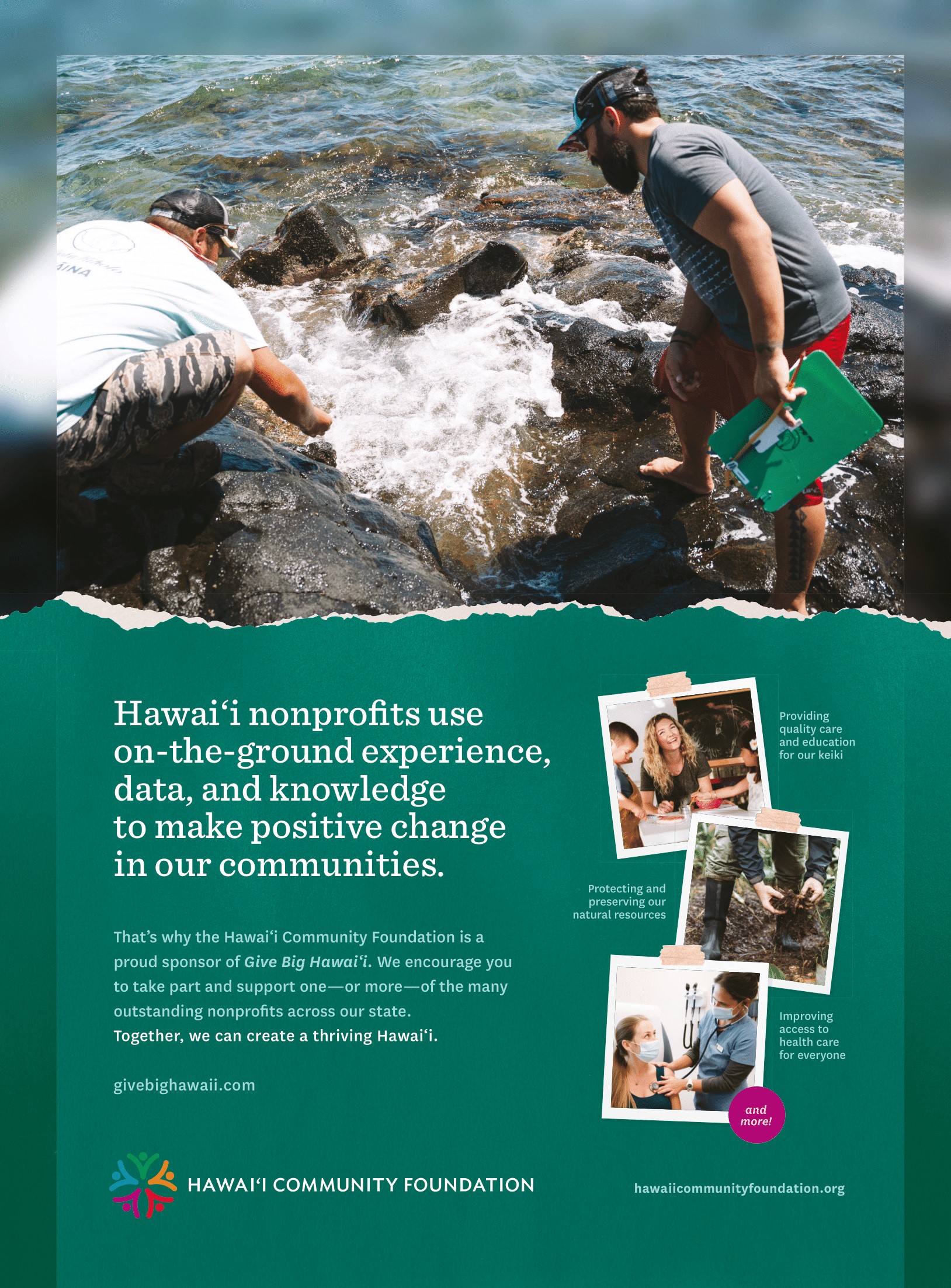 Give Big Hawai‘i: A Guide For Volunteers In Search of a Cause