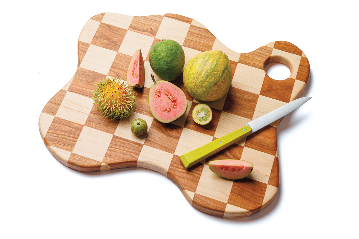 We're Obsessed with Momi Vintage's Checkerboard Cutting Board