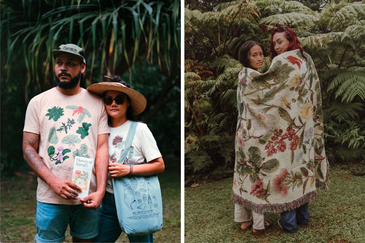 Local Brand Laulima's Designs Feature Lovely Native Flora and Fauna