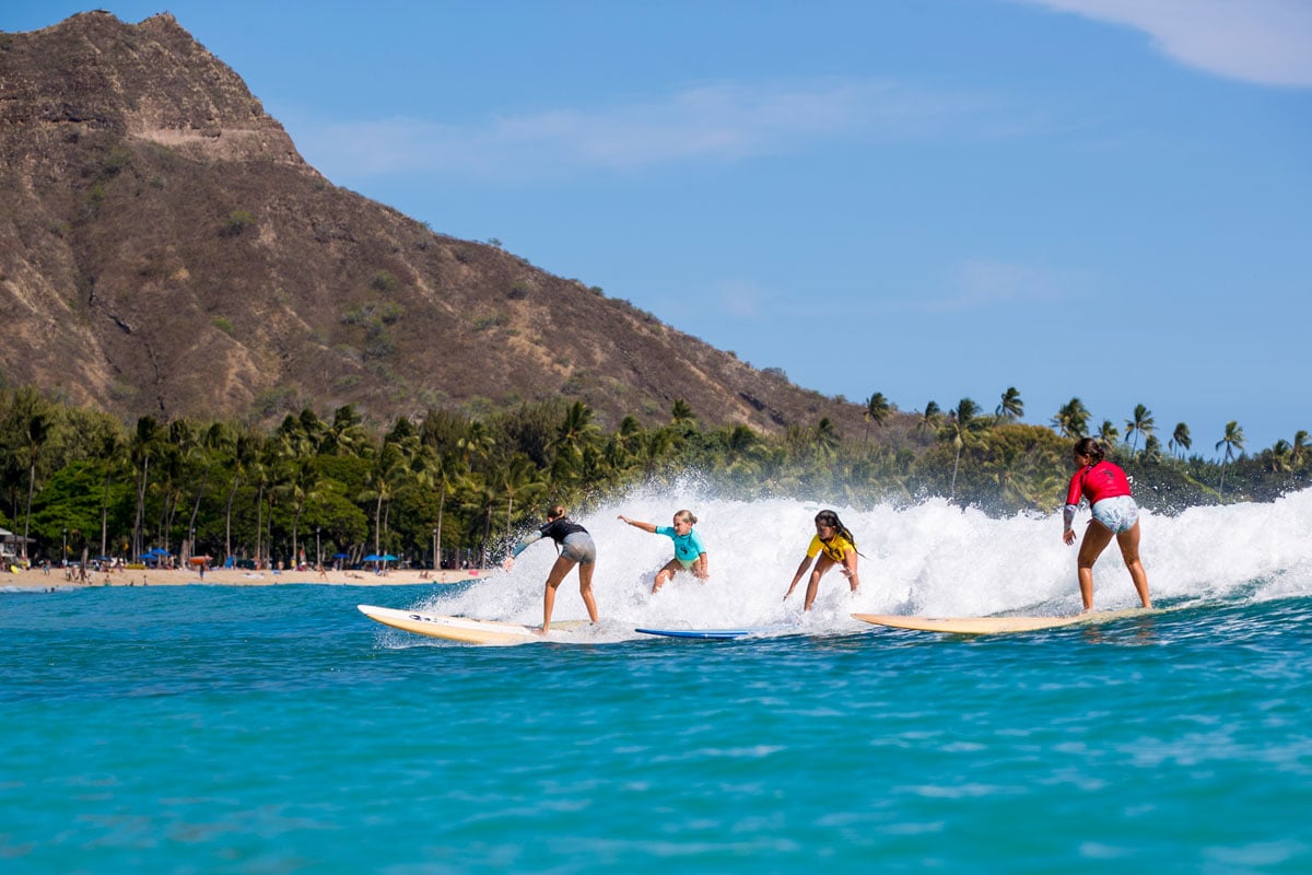 Keiki Take on the Waves in T&C Surf Grom Contest