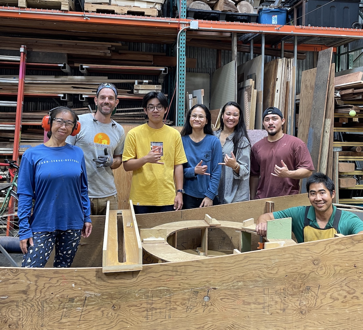 Kailua Welcomes a Tiny Curbside Parklet Built From Recycled Materials
