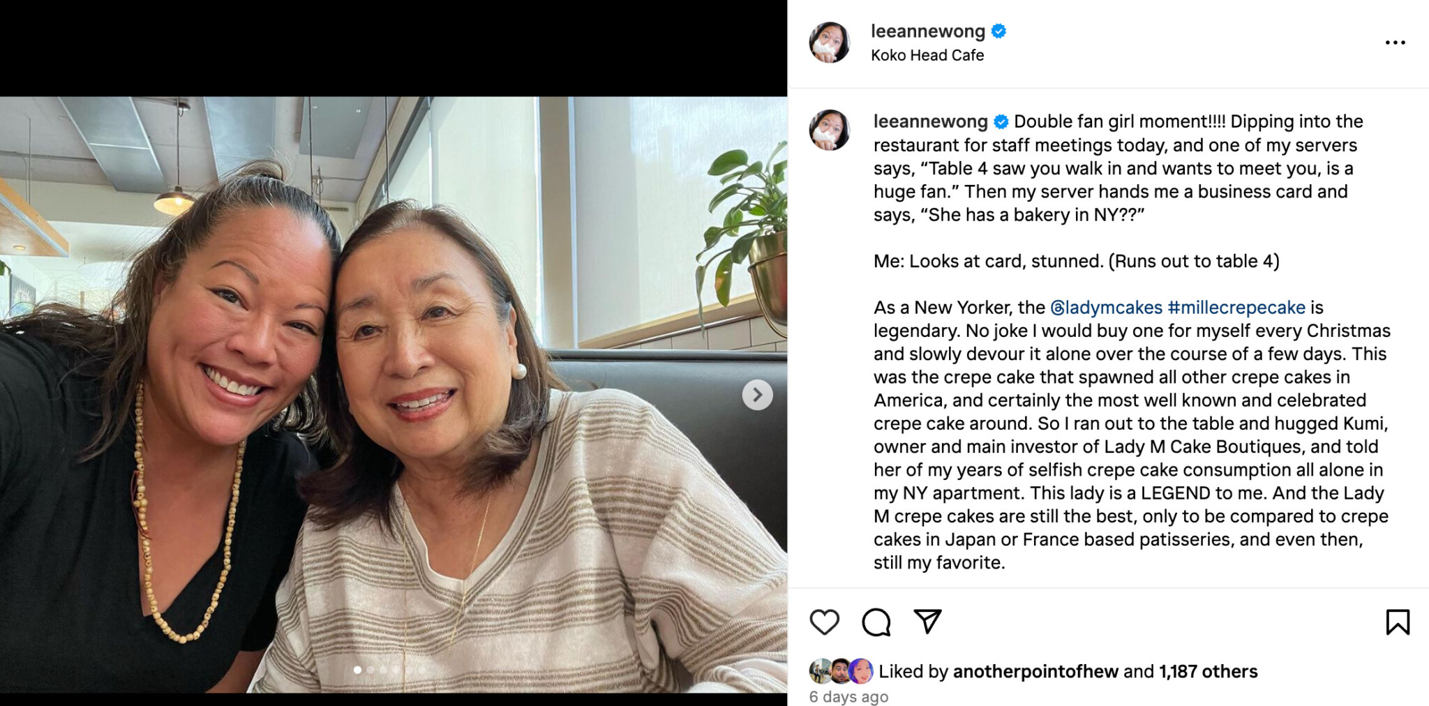 Trying Lady M Crepe Cakes Because of Lee Anne Wong