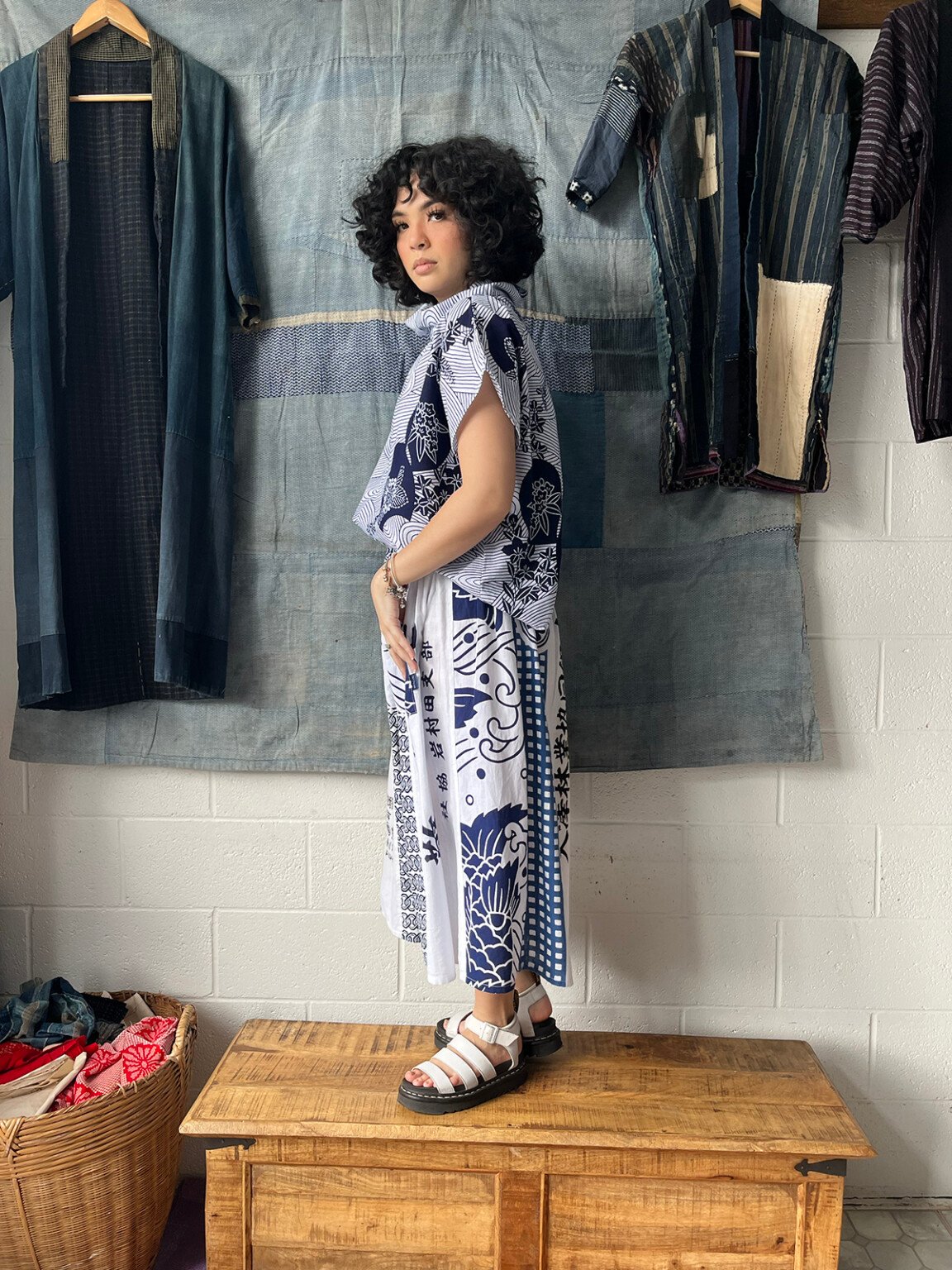 Pitacus Chop Art Wows With Upcycled Vintage and Boro Looks