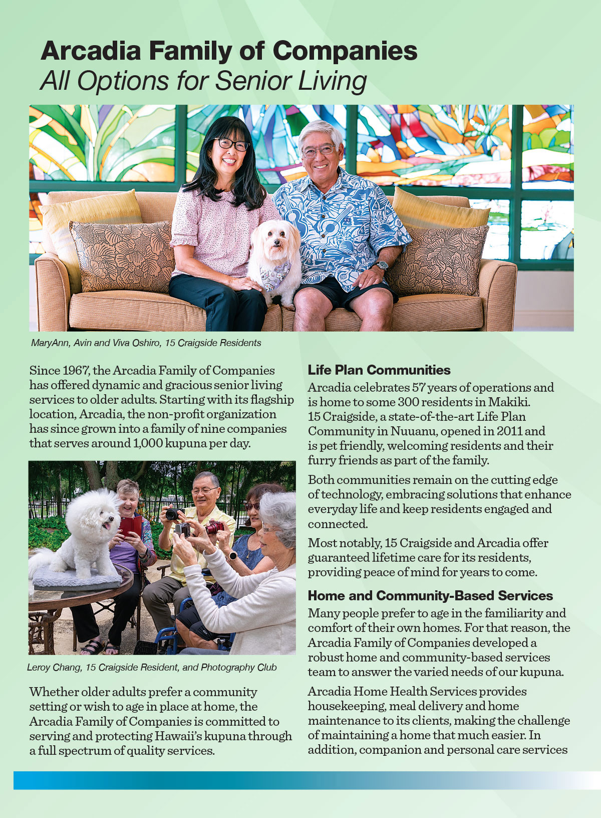 Kūpuna Resource Guide 2025: Arcadia Family of Companies