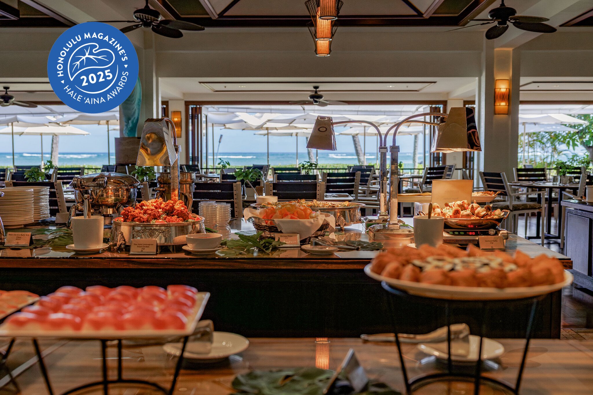 2025 Hale ‘Aina Awards’ Best Buffet Goes to Plumeria Beach House