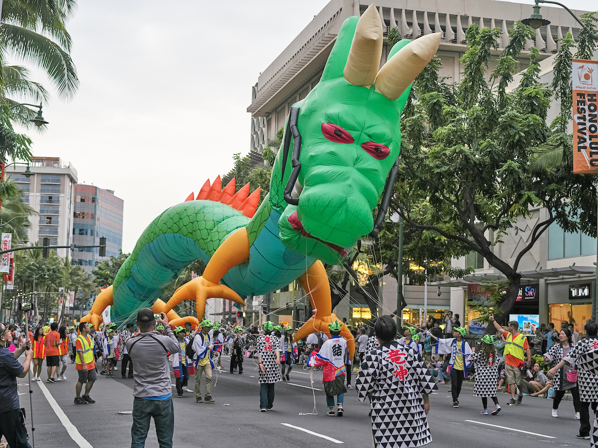 2018 Honolulu Festival: Grand Parade and Nagaoka Fireworks