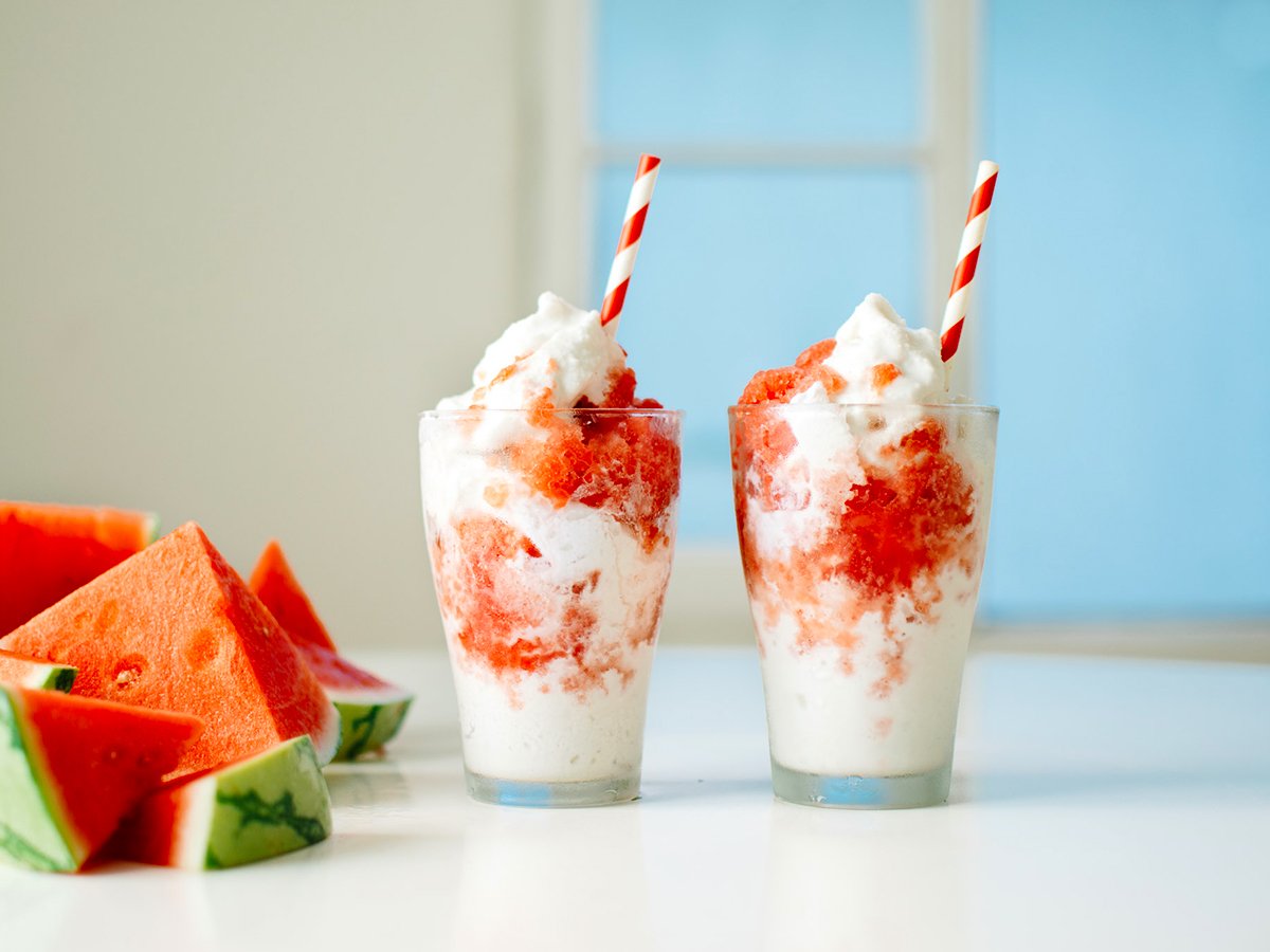 Try This Watermelon Coconut Slushy Recipe From Kale and Caramel