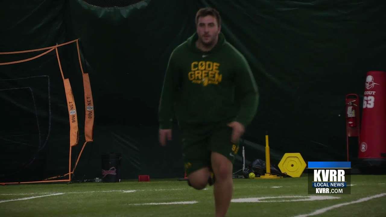 Comeback Kid: NDSU DT Nate Tanguay Rehabs Torn ACL - KVRR Local News