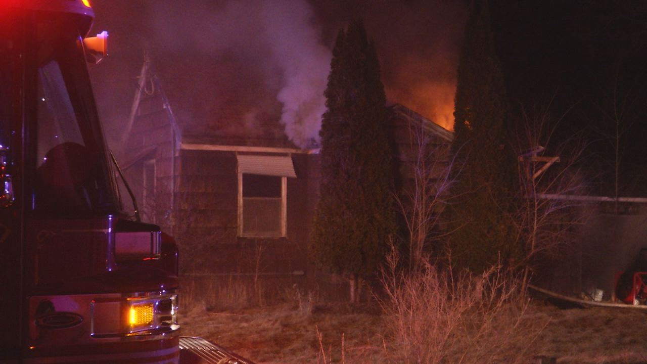 Moorhead Fire Crews Battle Late Night House Fire - KVRR Local News