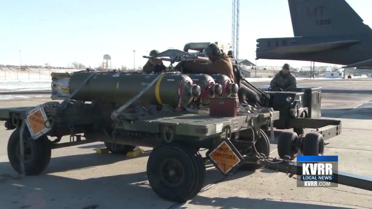 Minot Air Force Base Bombers Prep for Combat; Will Deploy to the Middle ...
