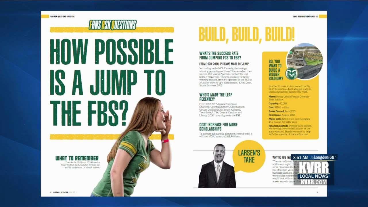 Live Fans Ask The Questions For Bison Illustrated Kvrr Local News