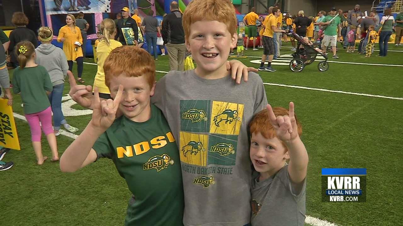 NDSU Holds 15th Annual Bison Fan Day - KVRR Local News