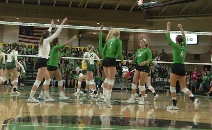 UND Volleyball Seeking Revenge against Green Bay - KVRR Local News