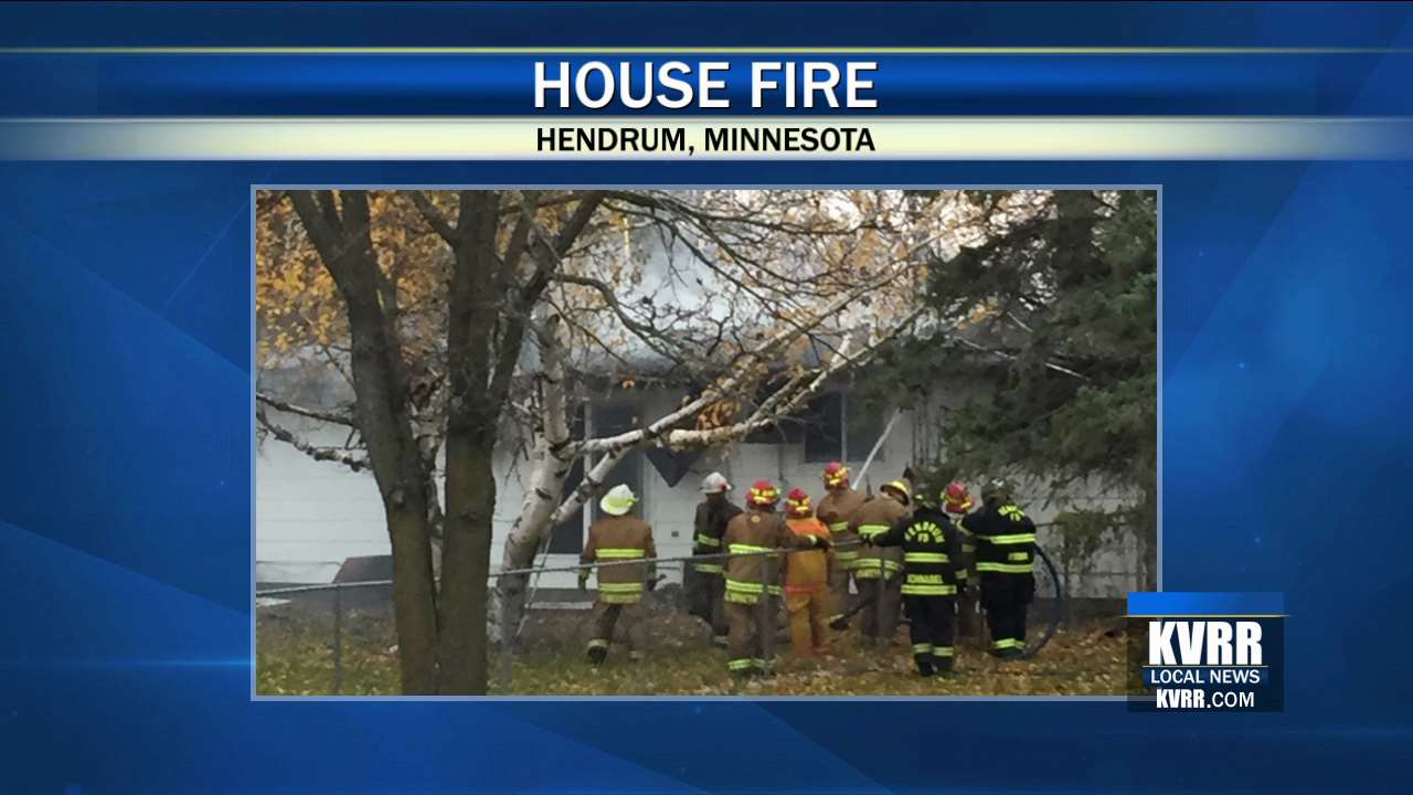 Unoccupied House Damaged by Fire in Hendrum - KVRR Local News