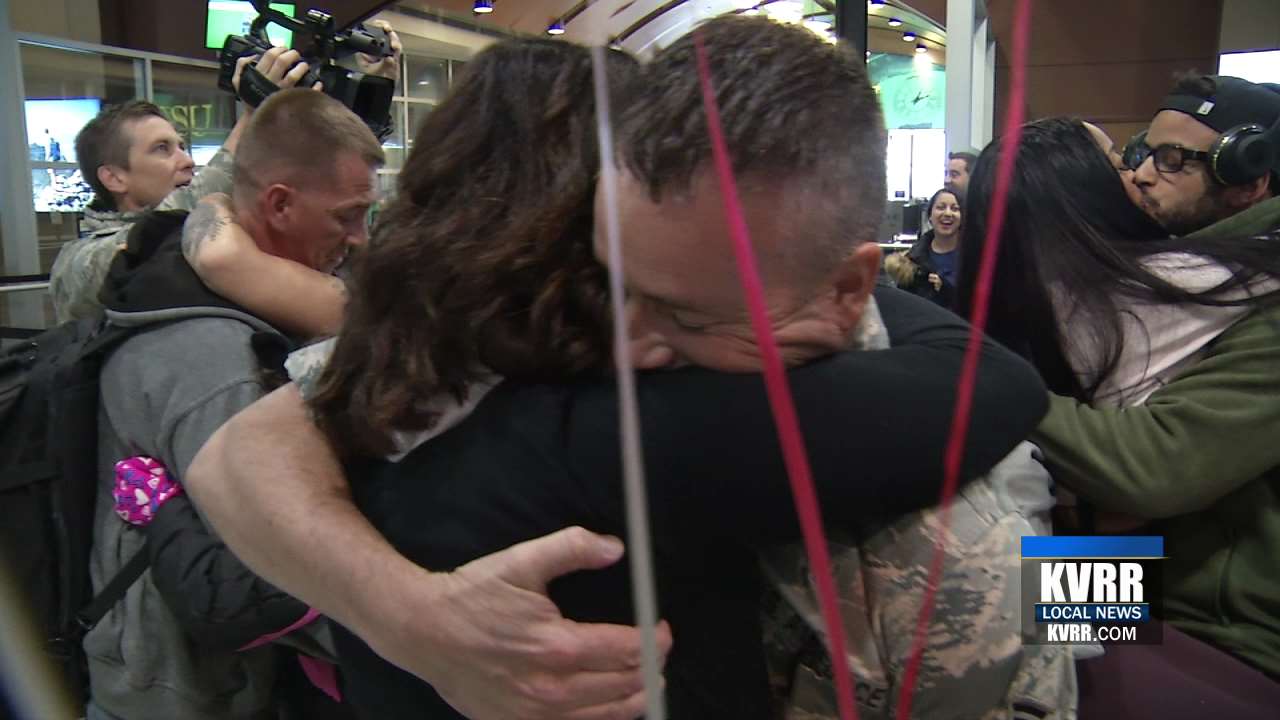 Deployed "Happy Hooligans" Returning to their Families in Fargo - KVRR ...