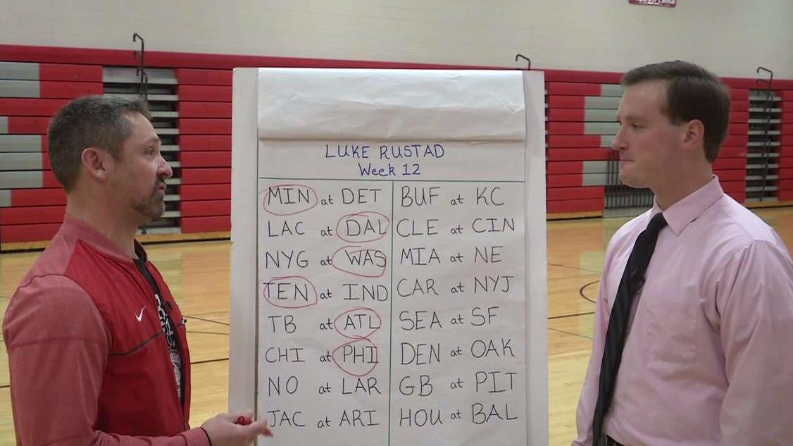 KVRR NFL Pick ‘Em: Fargo Post 2 Coach Luke Rustad Makes his Picks ...