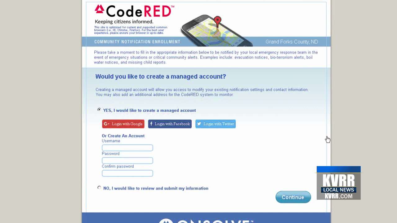 Grand Forks CodeRed Alert System Changes Numbers - KVRR Local News