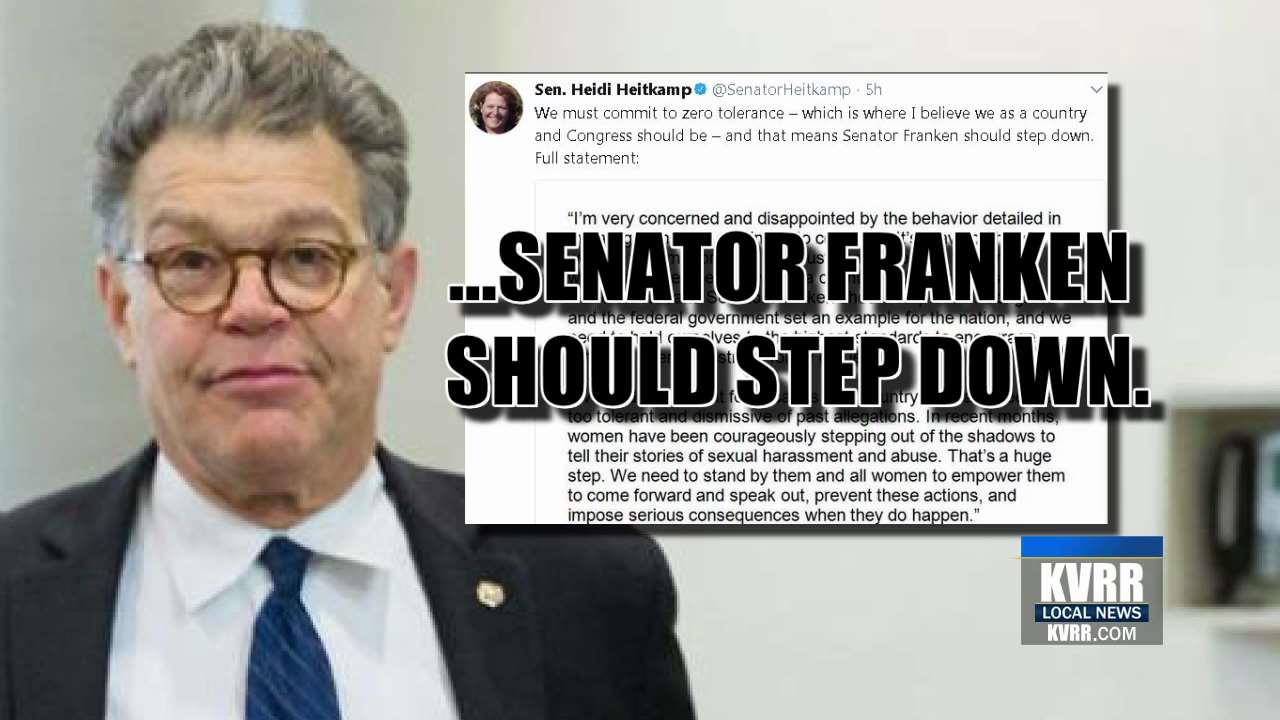 Sen. Franken Will Speak From Senate Floor at 10:45 a.m. - KVRR Local News