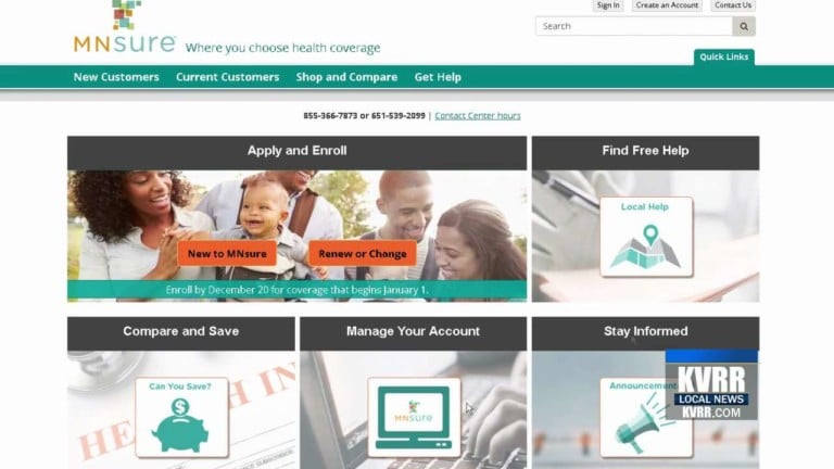 MNsure Hits Goal for 2018 Registrations - KVRR Local News