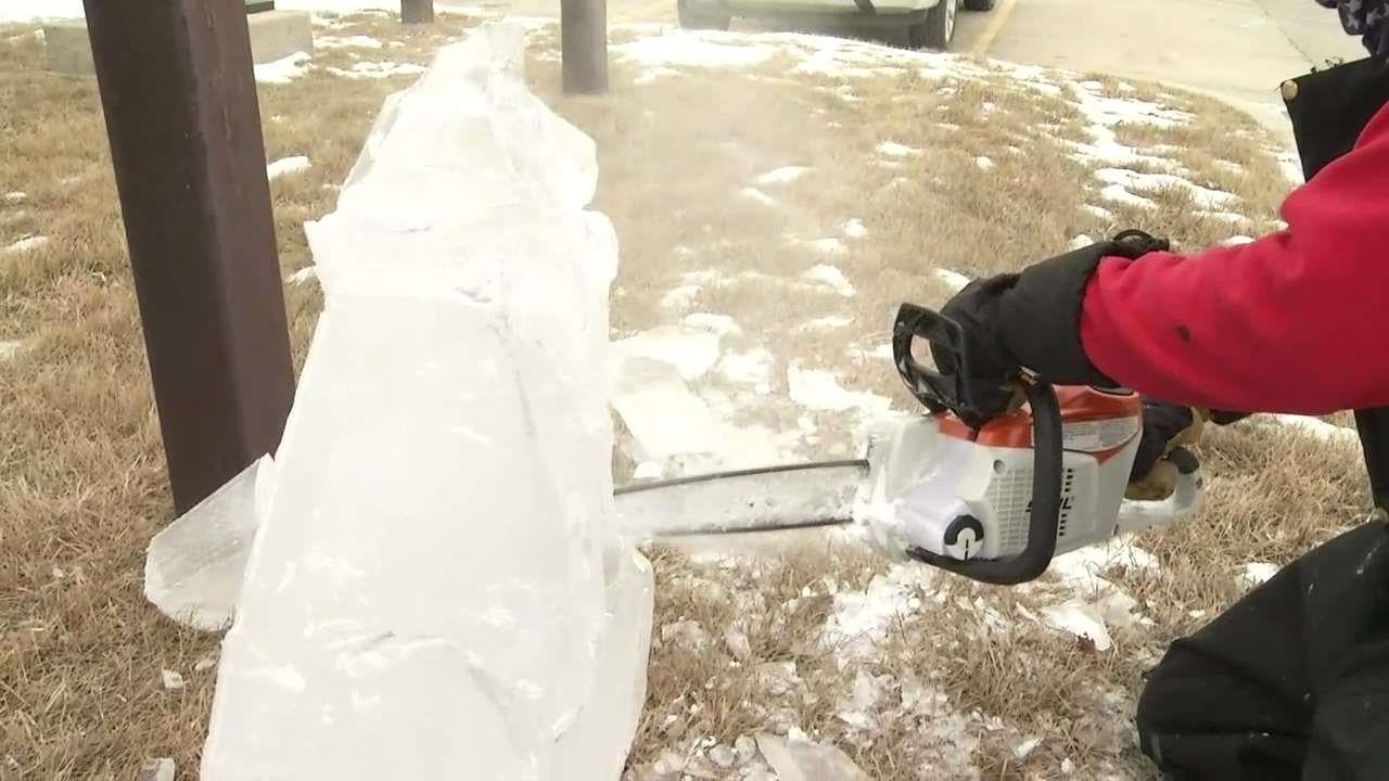 LIVE: Chainsaw Dave And His Amazing Ice Sculptures - KVRR Local News