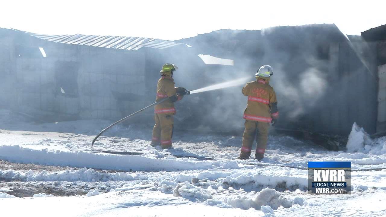 Fire Destroys Barn On Turkey Farm in Richland County - KVRR Local News