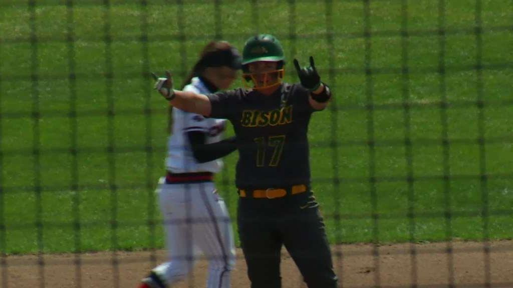 NDSU Softball Smokes Omaha in Summit League Tournament - KVRR Local News
