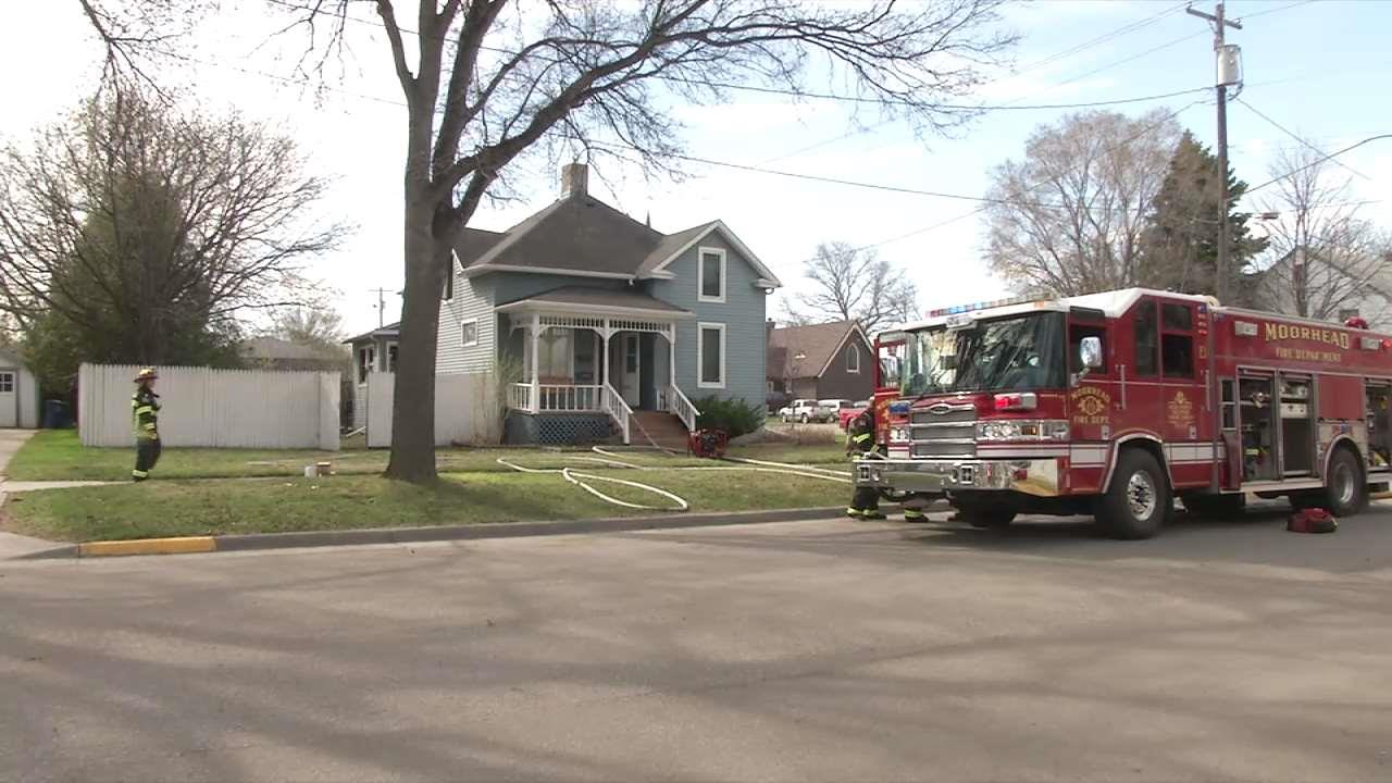 Crews from Fargo and Moorhead Respond to House Fire