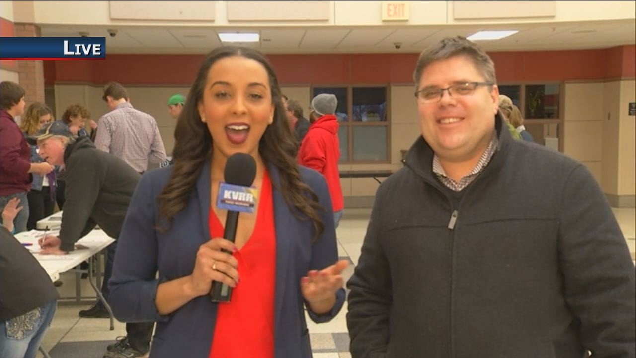 Caucus Coverage 2016 with Brittany Ford - KVRR Local News