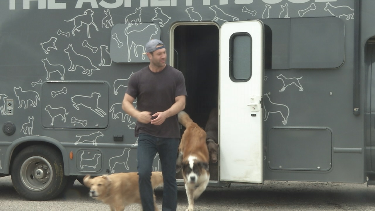 Man Makes Stop in Fargo In Quest to Visit All 50 States with Rescue Dogs
