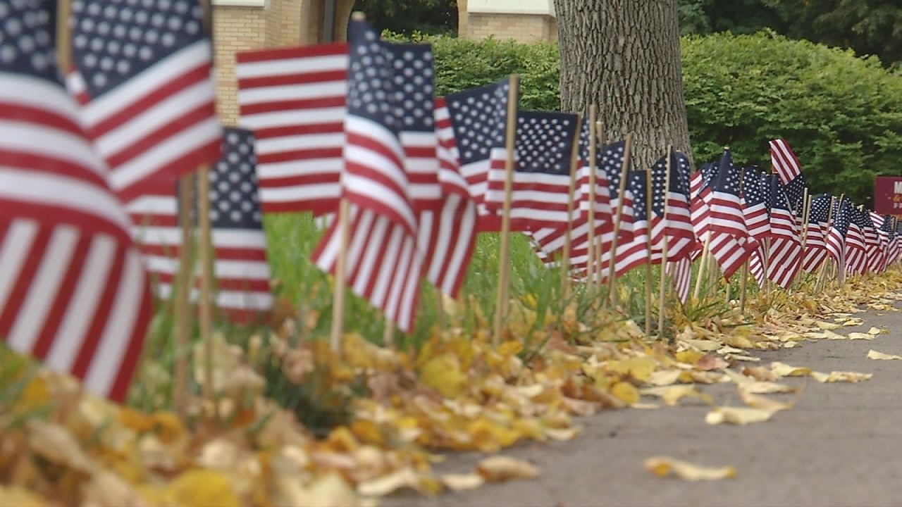 Never Forget: Concordia Displays 2,996 American Flags for 9-11 ...