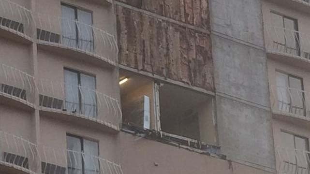 Partial Wall Collapse at Bloomington Hotel - KVRR Local News