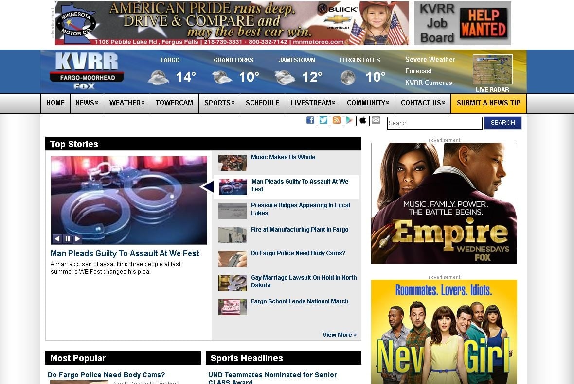 We Debut Our New Website - KVRR Local News