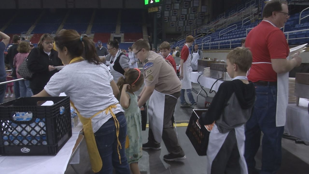 Volunteers: The Backbone of World's Largest Pancake Feed - KVRR Local News