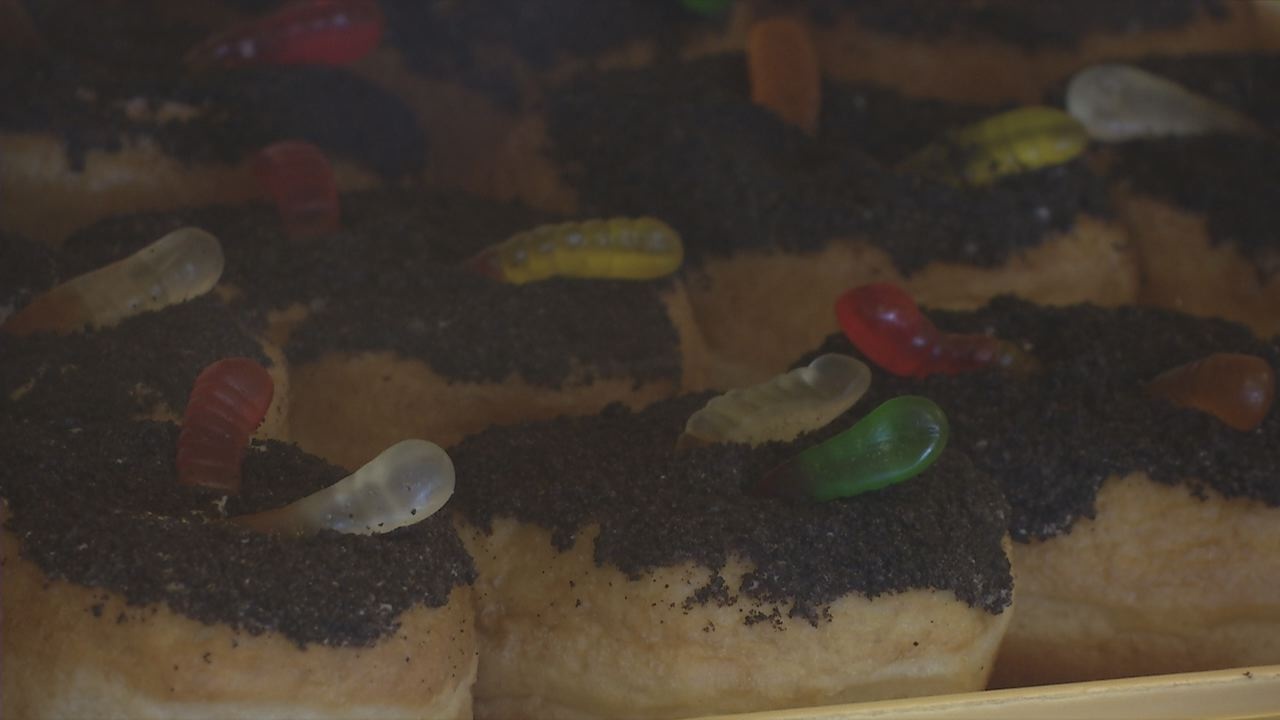 Sandy's Donuts Celebrate National Gummy Worm Day - KVRR Local News