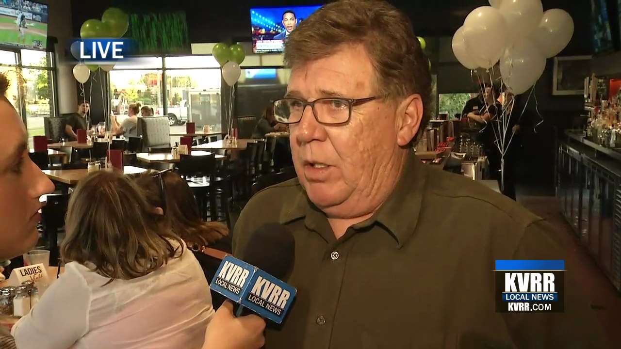 Mayor Rich Mattern Reacts to Initial Primary Results at Viewing Party ...