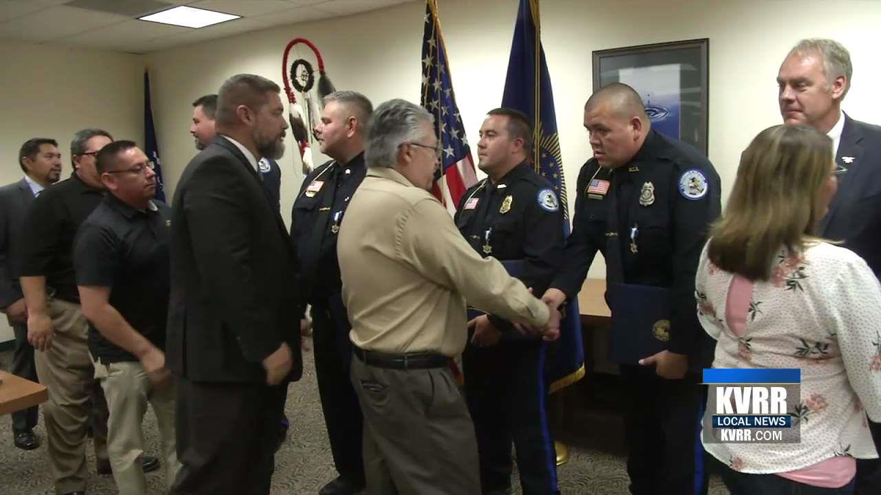 Sec. of Interior Ryan Zinke Honors Four Indian Country Officers - KVRR ...