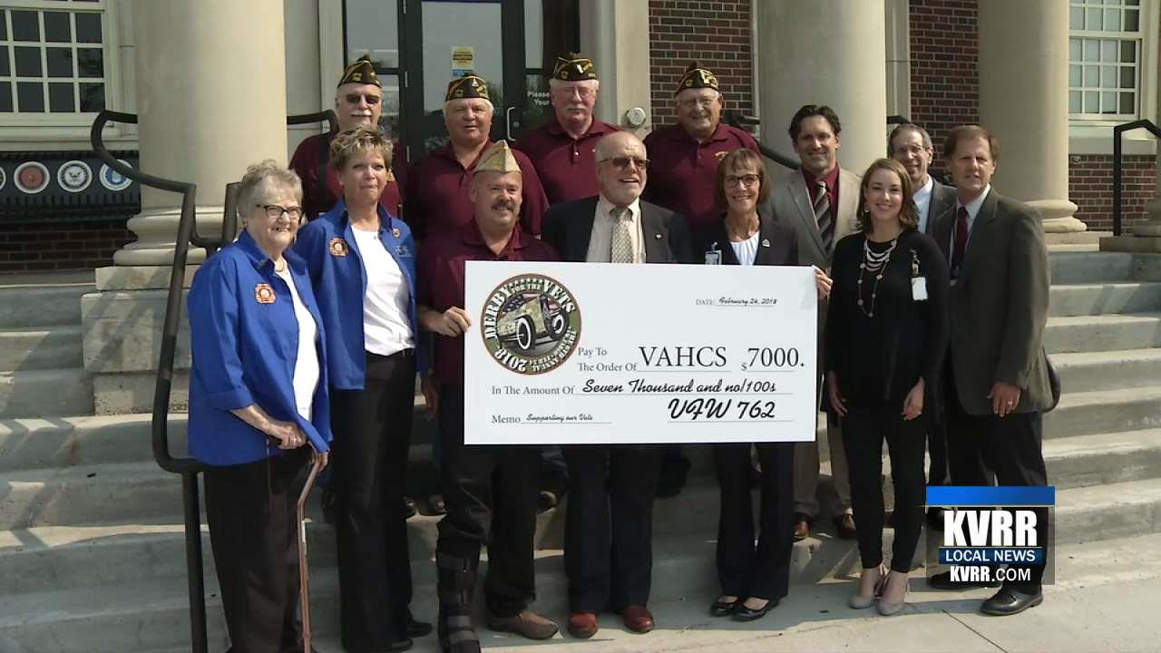 VFW Presents Check to Fargo VA Hospital