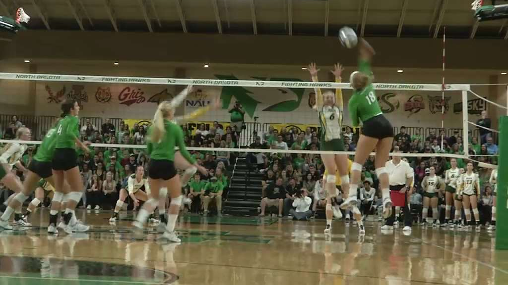 UND Volleyball Looks to Embrace Large Home Crowd Against NDSU - KVRR ...