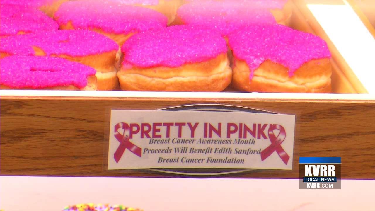 Sandy's Donuts Sells Pink Donuts for Breast Cancer Awareness Month ...