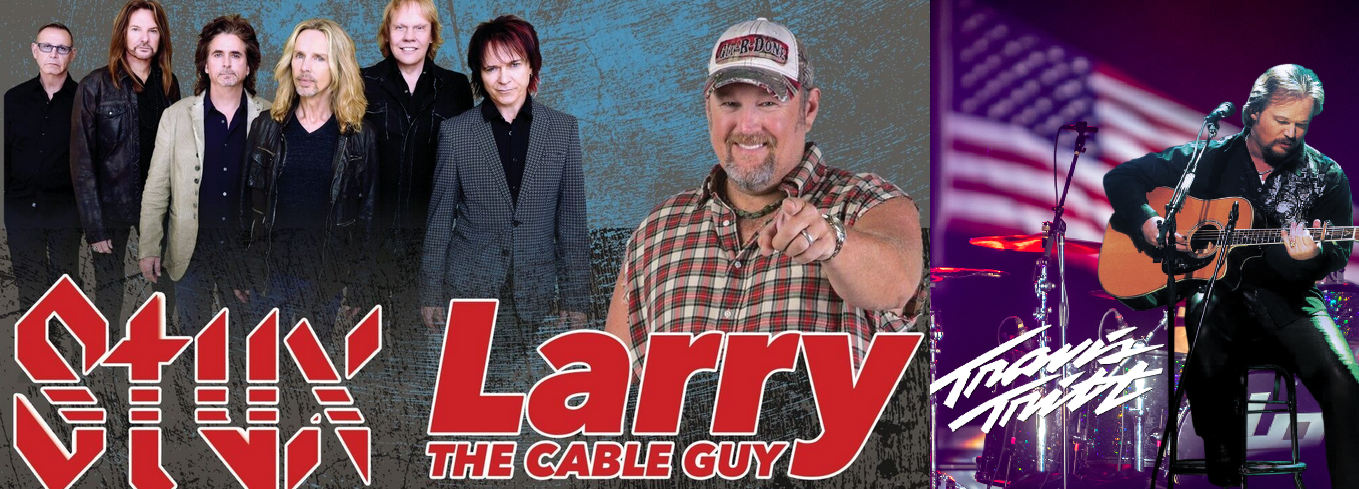 STYX & Larry the Cable Guy Join Forces In Fargo, Travis Tritt Is ND ...