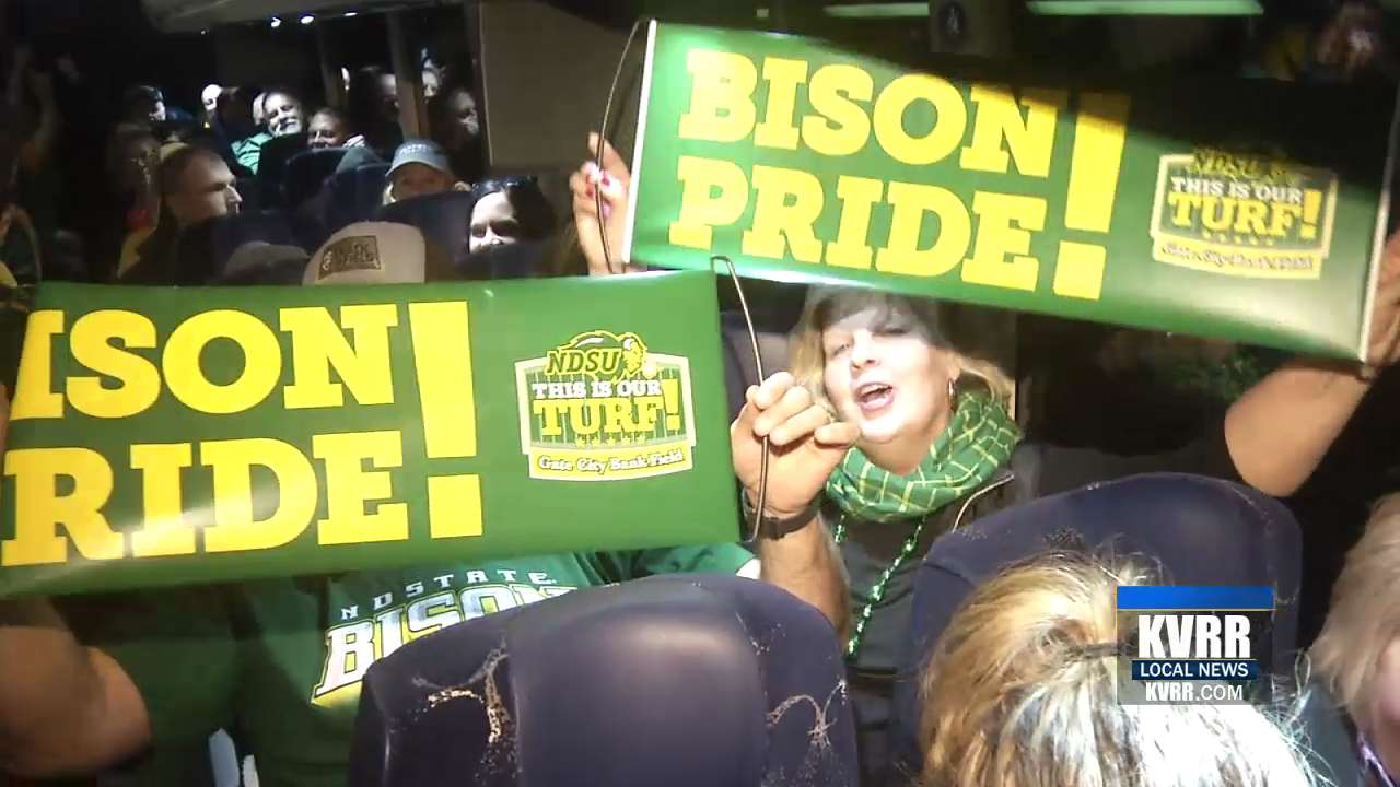 Bison Fans Feeling Lucky Number 7 on Their Bus Ride Down to Frisco ...