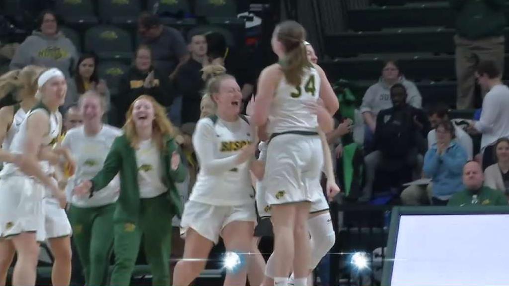 NDSU WBB Ends Eight-Game Losing Streak to UND - KVRR Local News