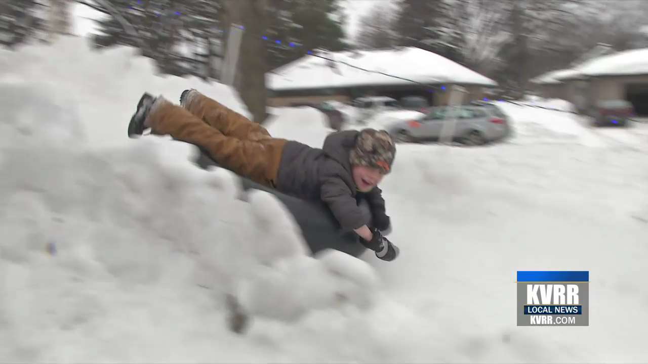 Local Dad Builds 'Epic' Snow Tubing Track in Front Yard