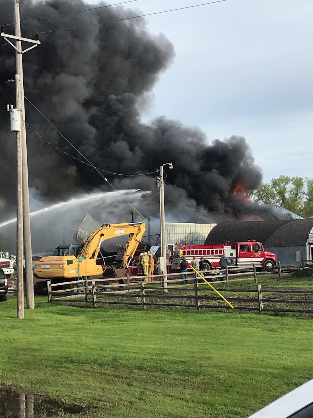 Mooreton, ND Farm Building Destroyed By Fire - KVRR Local News