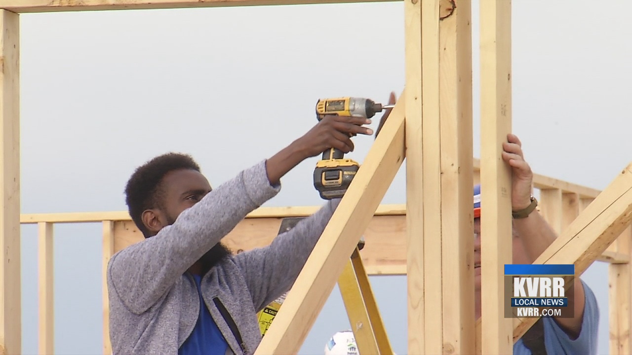 Volunteers Begin 10-Day Home Build for Families in Need - KVRR Local News